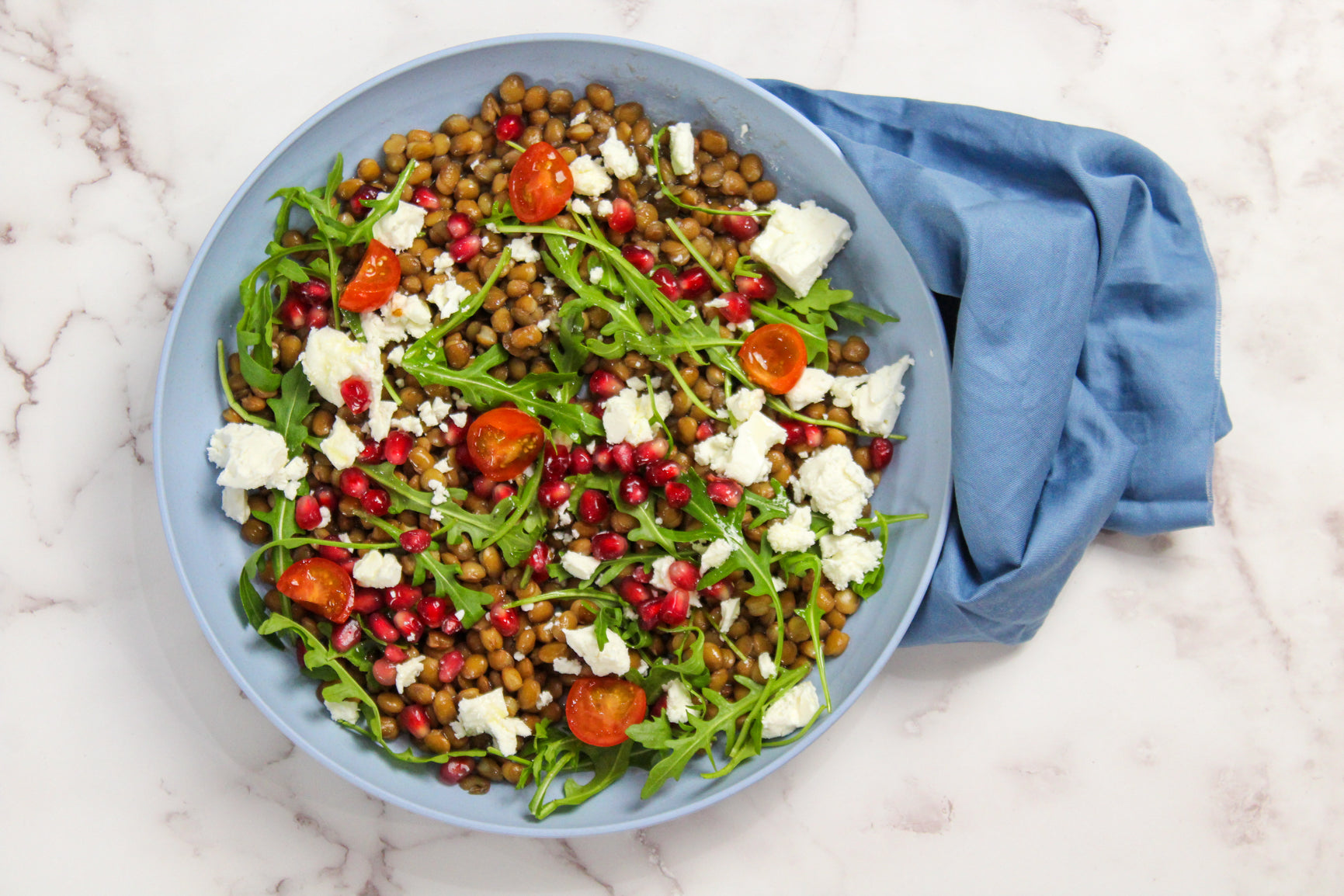 Lentil, Feta and Rocket Salad – GreggWallace.Health
