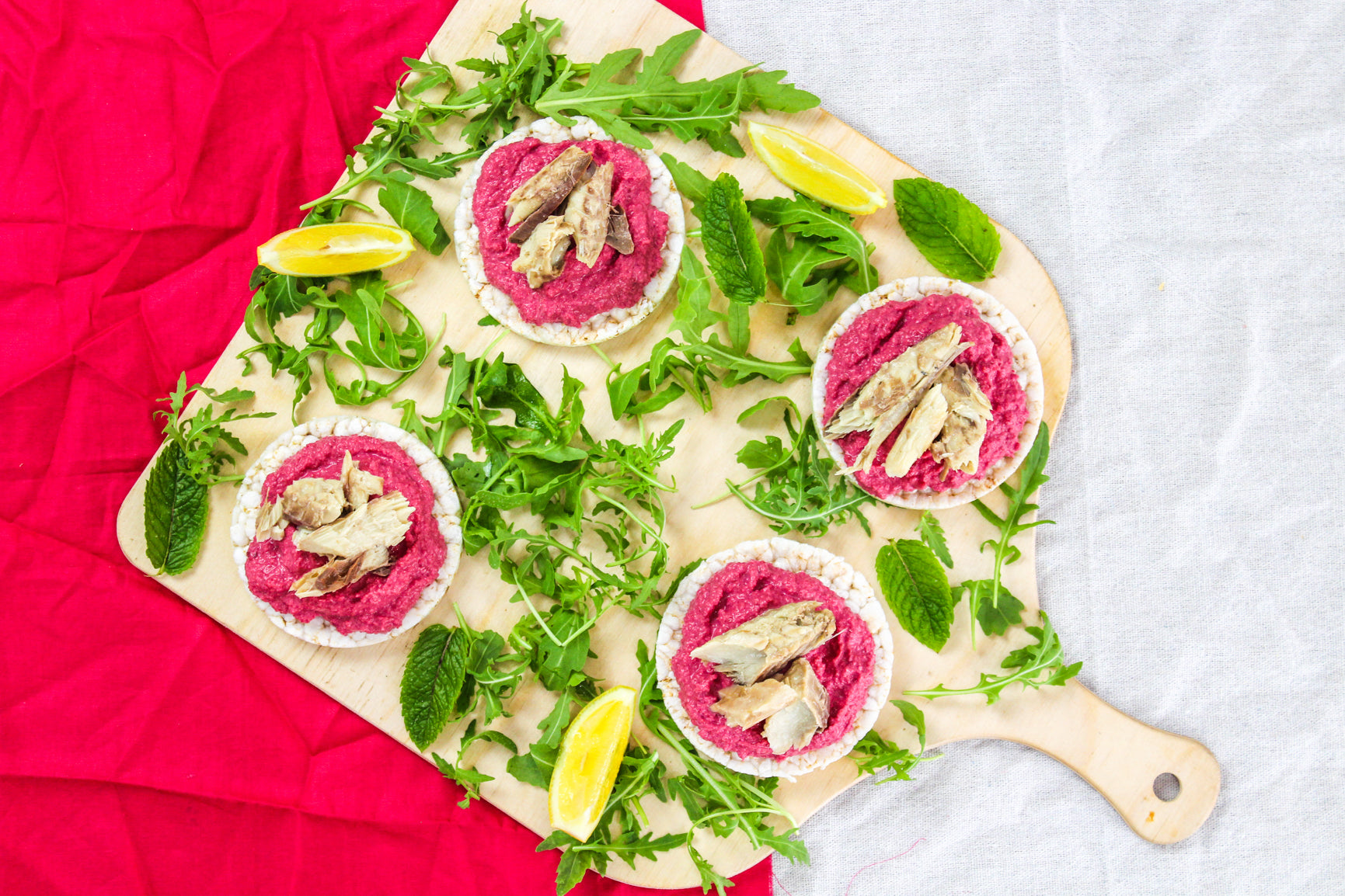 Mackerel Rice Cakes with Beetroot and Yoghurt Dip – GreggWallace.Health